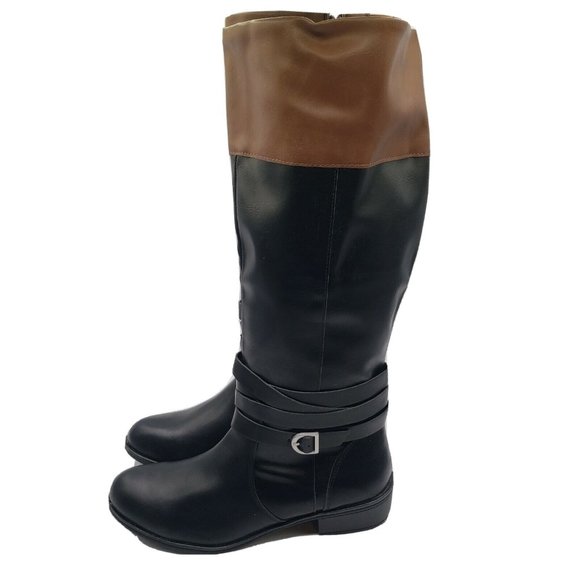 St. John's Bay | Shoes | New St Johns Bay Boots Womens 1 Black Cognac ...